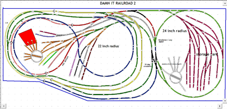 Model train reversing loop units - Model railroad layouts plansModel ...