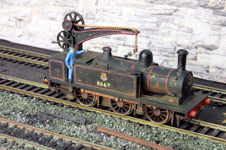 HO scale steam crawler crane - Model railroad layouts plansModel ...