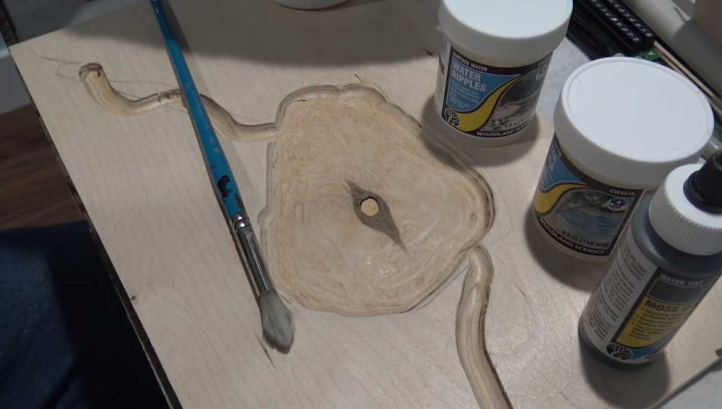 How to make ponds and lakes for a model railroad layout - Model ...