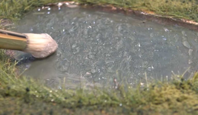 How to make ponds and lakes for a model railroad layout - Model ...