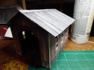 Model train engine house scratch build - Model railroad layouts ...