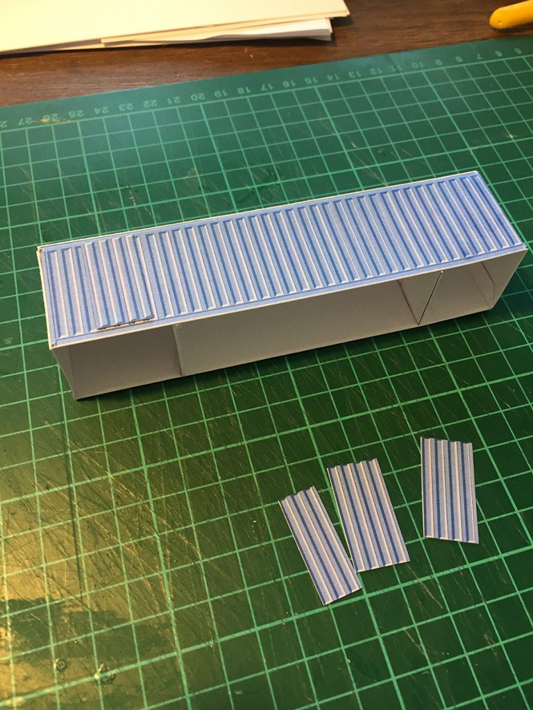 Making a shipping container for your model railroad - Model railroad ...