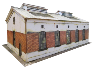 Model train engine shed plans - anyone can make these - Model railroad ...