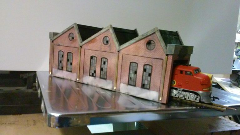 Model train engine shed plans - anyone can make these - Model railroad ...