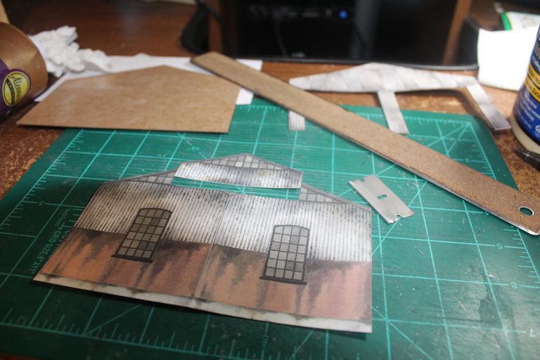 John scratch builds an engine shed - Model railroad layouts plansModel ...