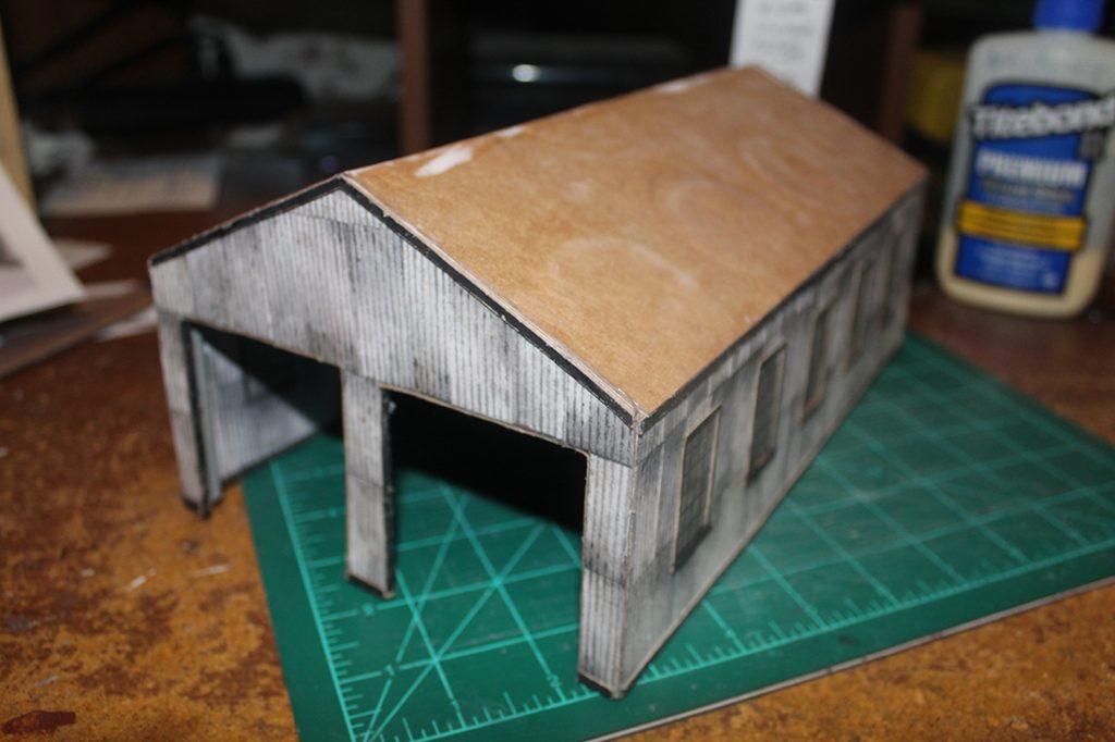 John scratch builds an engine shed - Model railroad layouts plansModel ...