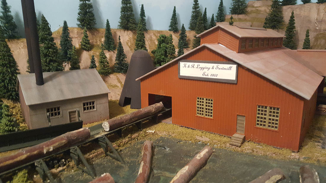 Richards logging and milling HO scale model railroad - Model railroad ...