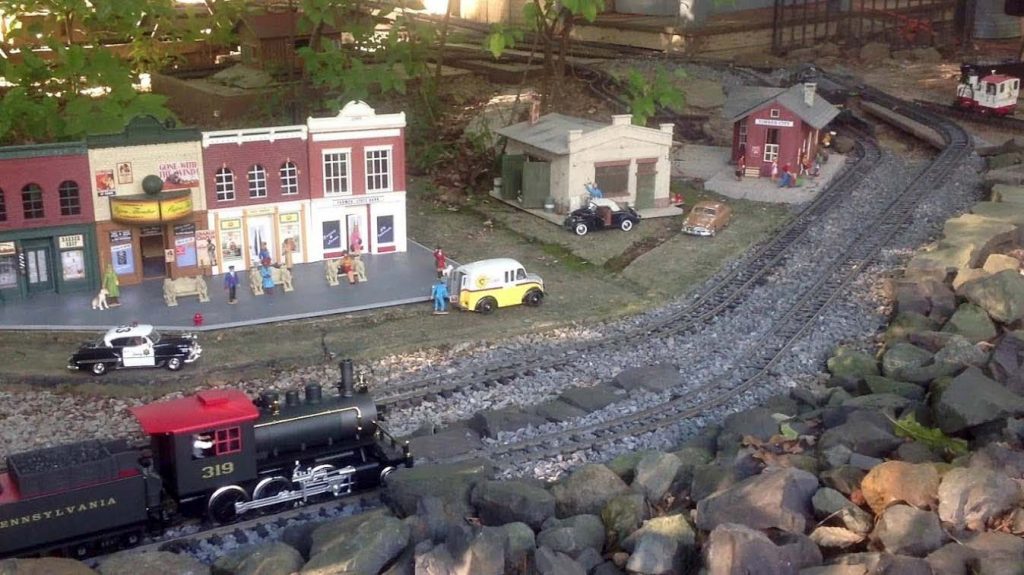 Garden layout - Tony's G scale - Model railroad layouts plansModel ...