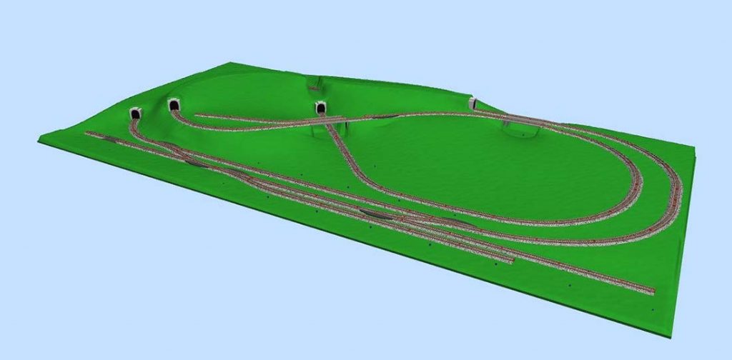 N scale scenic ridge - Dean's layout - Model railroad layouts ...