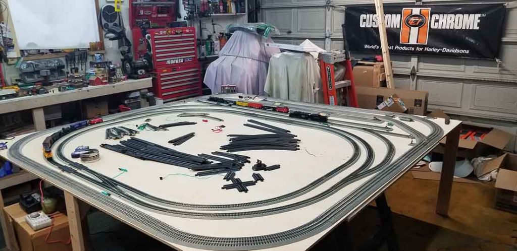 4 by 8 train - Mike's HO scale - Model railroad layouts plansModel ...