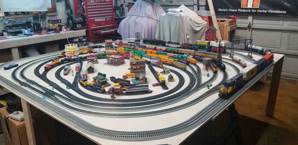 4 by 8 train - Mike's HO scale - Model railroad layouts plansModel ...