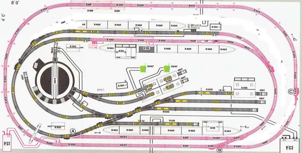 Control Panel with Berrett toggle switches for Kato Unitrack layout ...