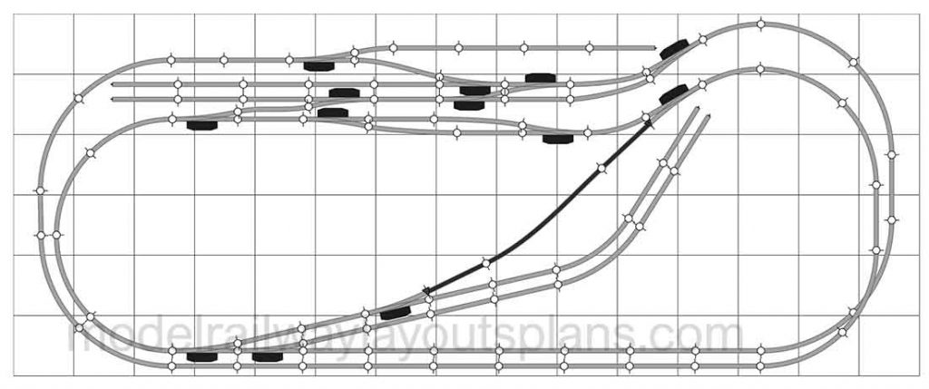 Model train track plans - Charlie's - Model railroad layouts plansModel ...