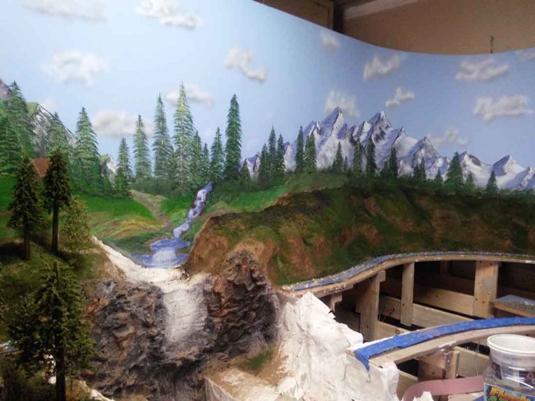 Model train backdrops - Model railroad layouts plansModel railroad ...