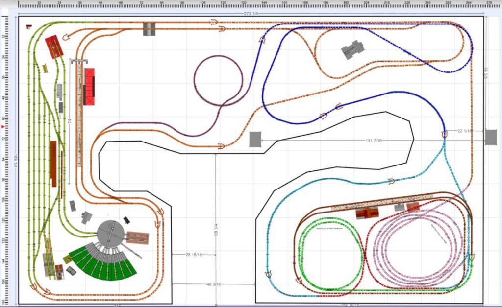 Large HO train layouts - Model railroad layouts plansModel railroad ...