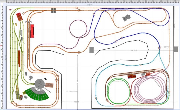 Large HO train layouts - Model railroad layouts plansModel railroad ...