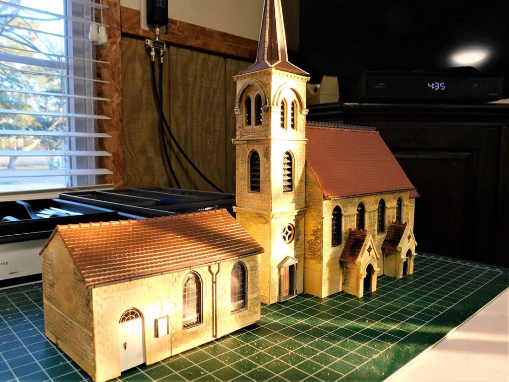 Church kit build - Model railroad layouts plansModel railroad layouts plans
