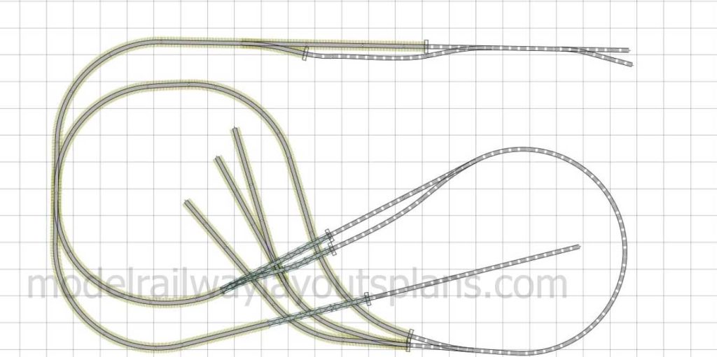 5x9 HO scale layout - Model railroad layouts plansModel railroad layouts plans