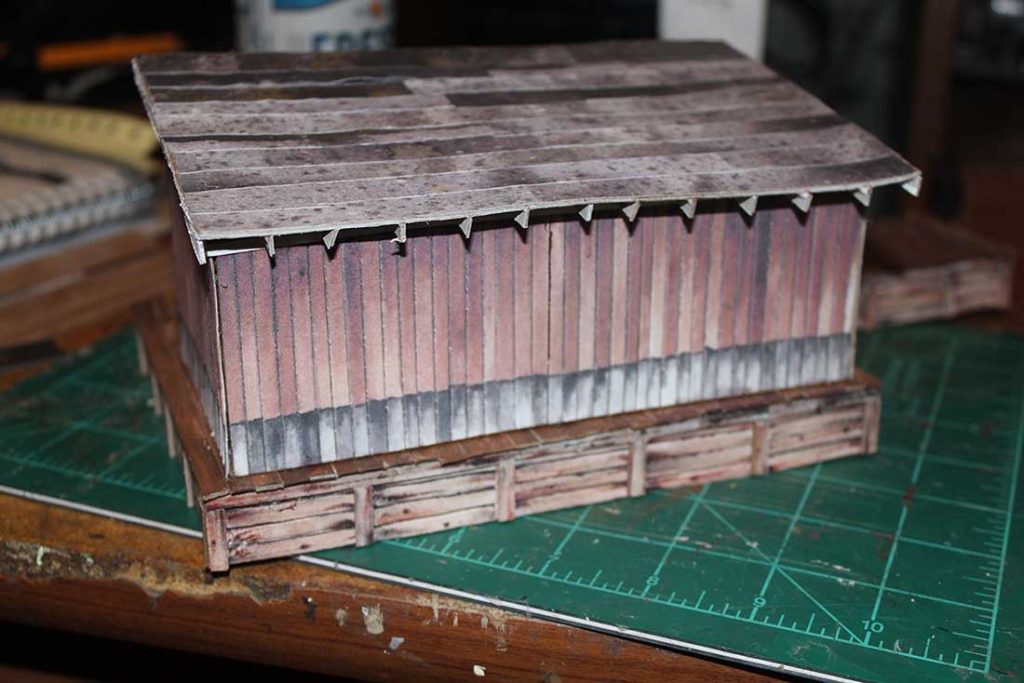 Free HO scale cardstock buildings - Model railroad layouts plansModel ...