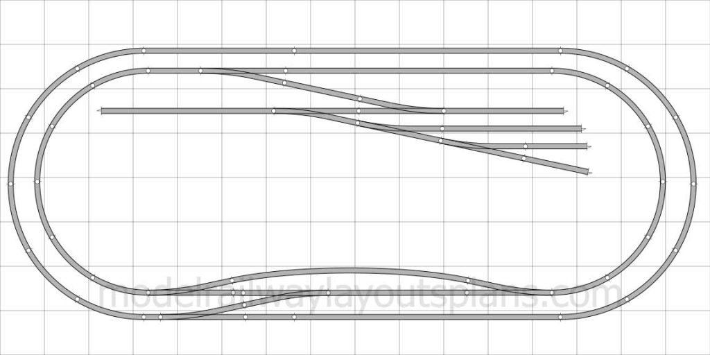 4x8 HO track plans - Model railroad layouts plansModel railroad layouts ...
