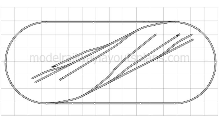4x8 HO track plans - Model railroad layouts plansModel railroad layouts ...