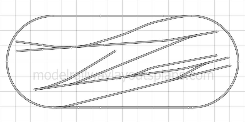 4x8 HO track plans - Model railroad layouts plansModel railroad layouts ...