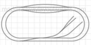 4x8 HO track plans - Model railroad layouts plansModel railroad layouts ...