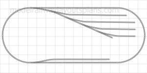 4x8 HO track plans - Model railroad layouts plansModel railroad layouts ...