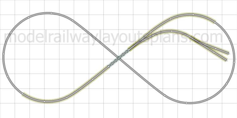 4x8 HO track plans - Model railroad layouts plansModel railroad layouts ...