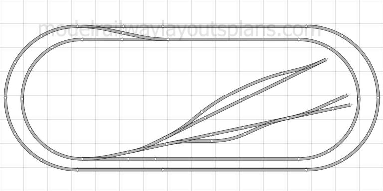 4x8 HO track plans - Model railroad layouts plansModel railroad layouts ...