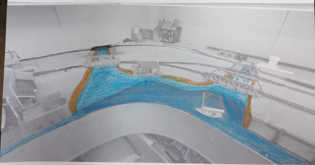 HO scale waterfront layout - Model railroad layouts plansModel railroad ...