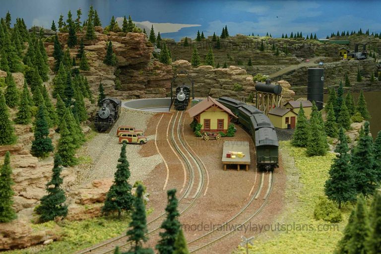 HO scenery for model trains - Dan's - Model railroad layouts plansModel ...