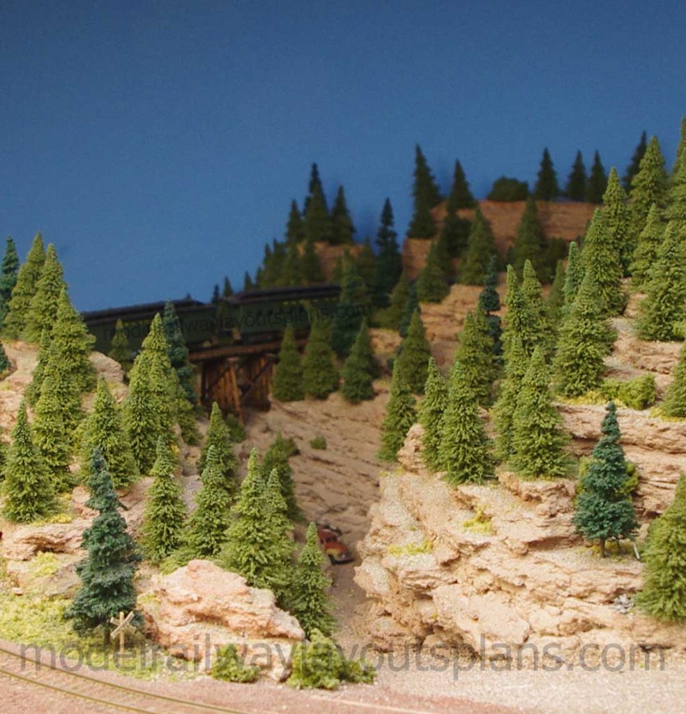 HO scenery for model trains - Dan's - Model railroad layouts plansModel ...