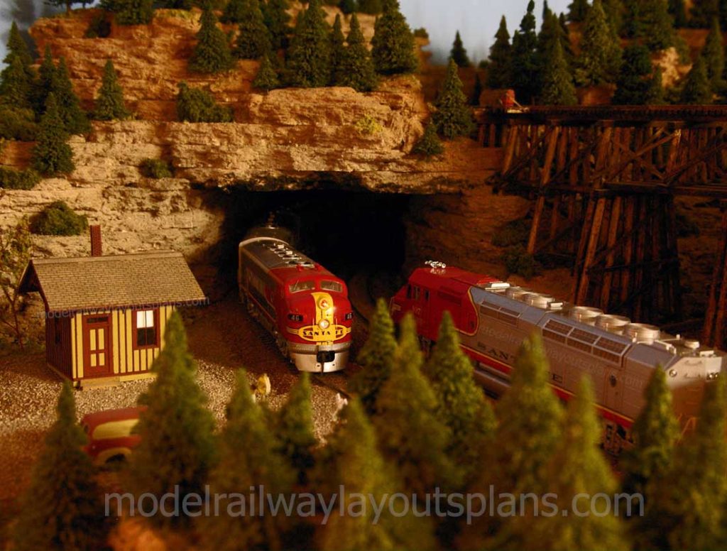 HO scenery for model trains - Dan's - Model railroad layouts plansModel ...