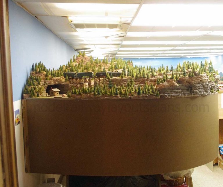 HO scenery for model trains - Dan's - Model railroad layouts plansModel ...