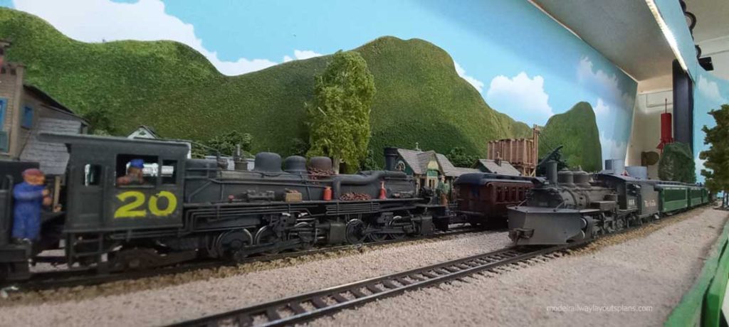 Model railroad backdrop construction - Model railroad layouts ...