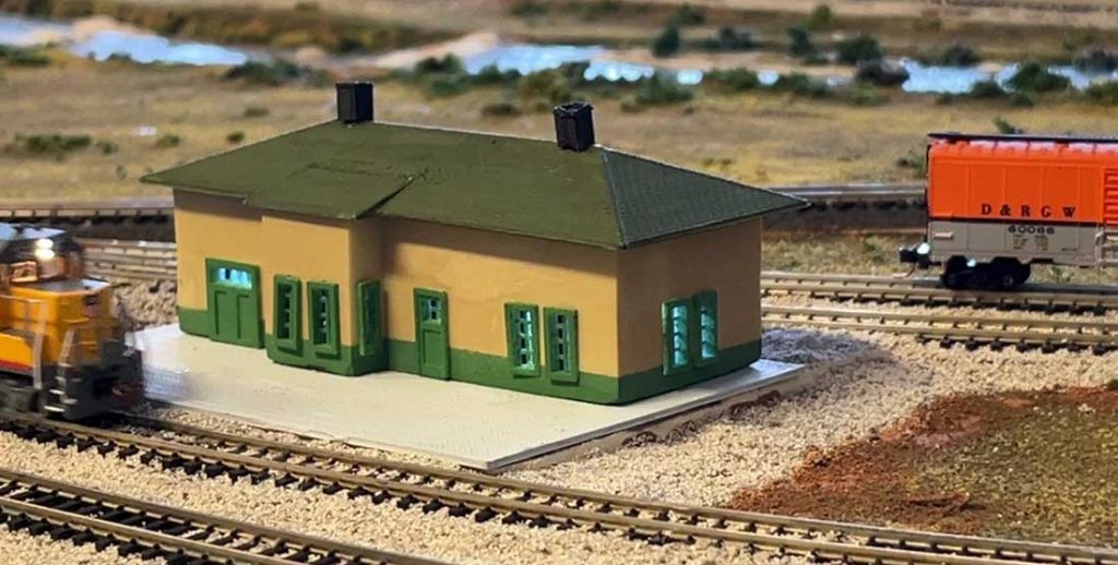 N scale passenger station - Dean's - Model railroad layouts plansModel ...