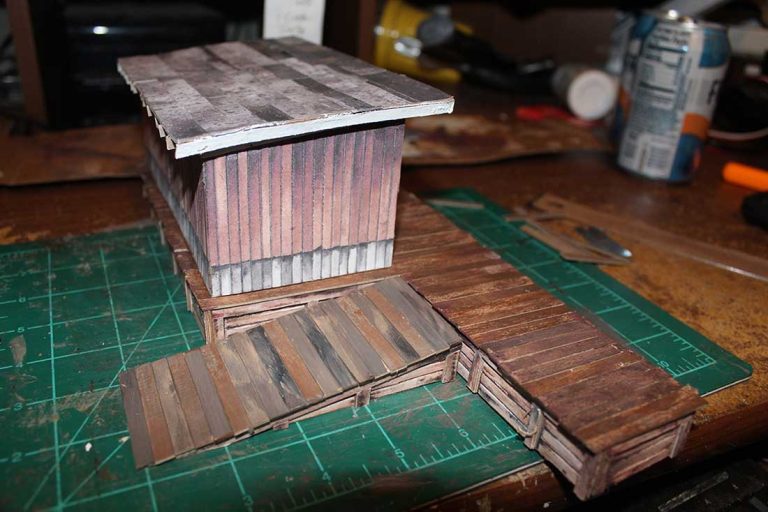 N scale cardstock buildings free - Model railroad layouts plansModel ...