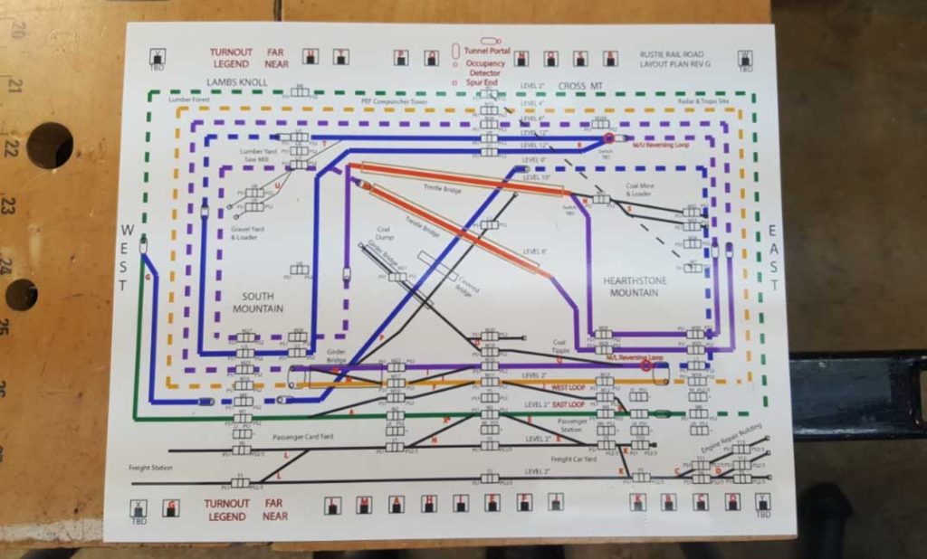 Building a railroad helix - Richard's - Model railroad layouts ...