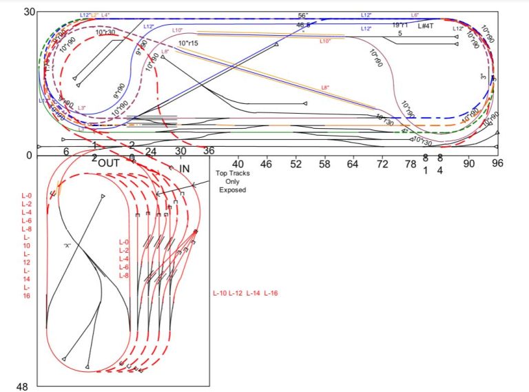 Building a railroad helix - Richard's - Model railroad layouts ...
