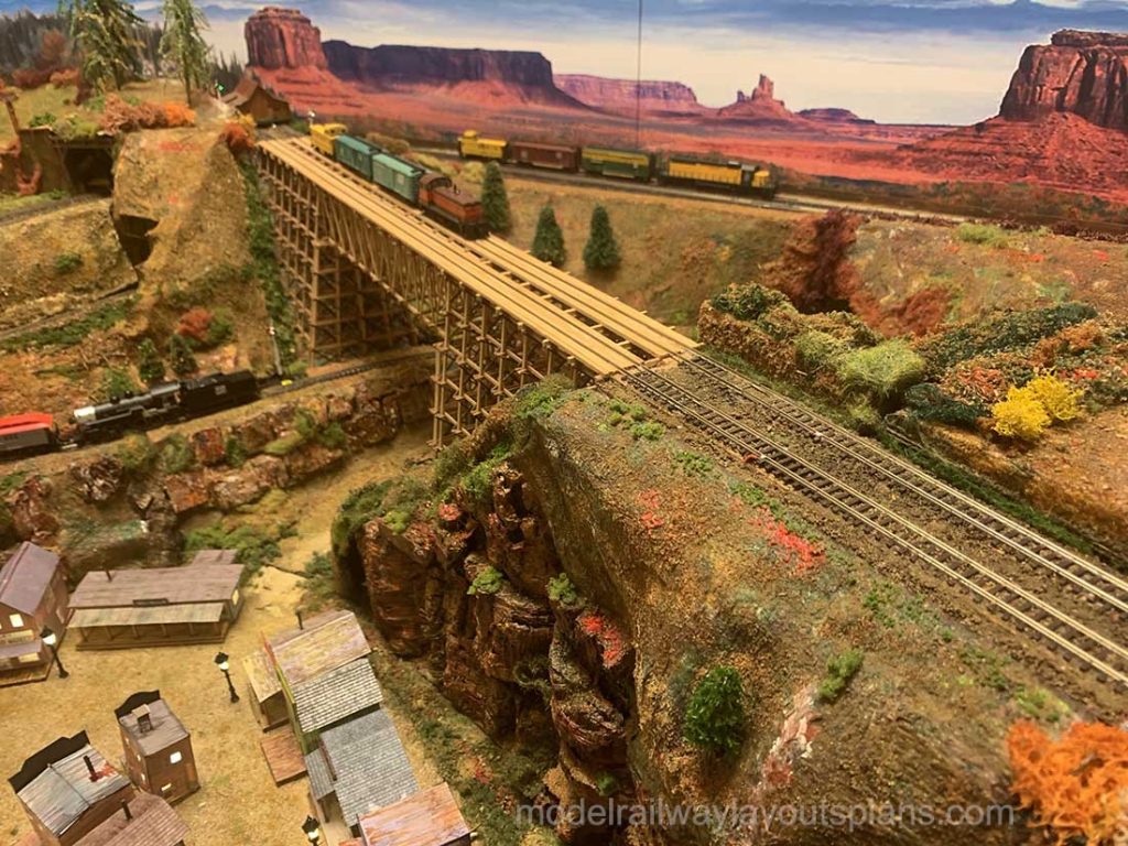 Old West themed model trains - Model railroad layouts plansModel ...