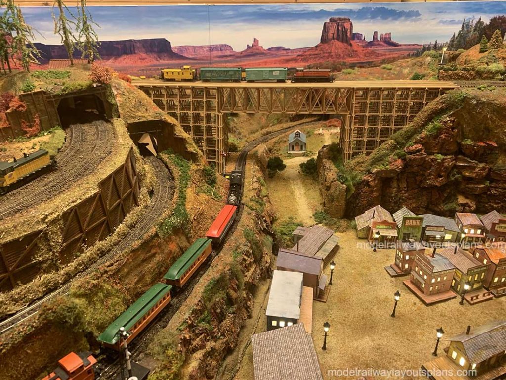 Old West themed model trains - Model railroad layouts plansModel ...