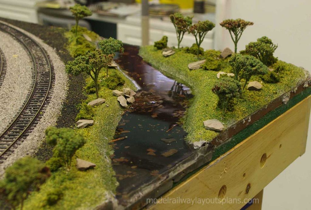 HO train layout with rivers - Model railroad layouts plansModel ...