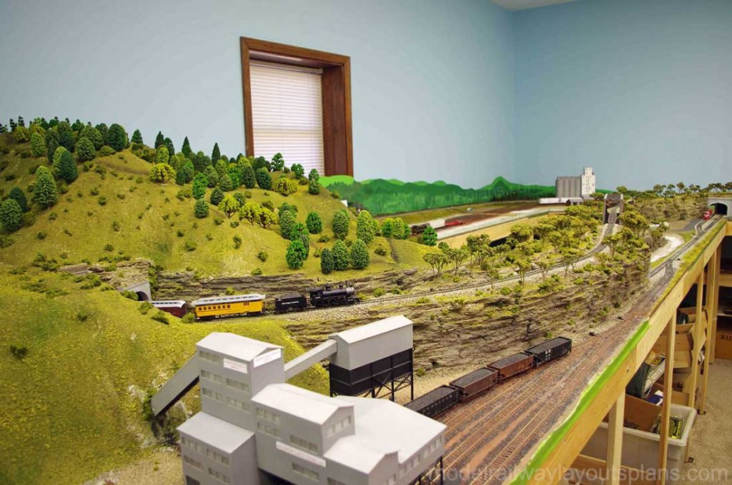 HO scale background scenery - Model railroad layouts plansModel ...