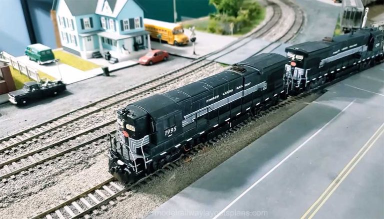 HO scale speed - Model railroad layouts plansModel railroad layouts plans