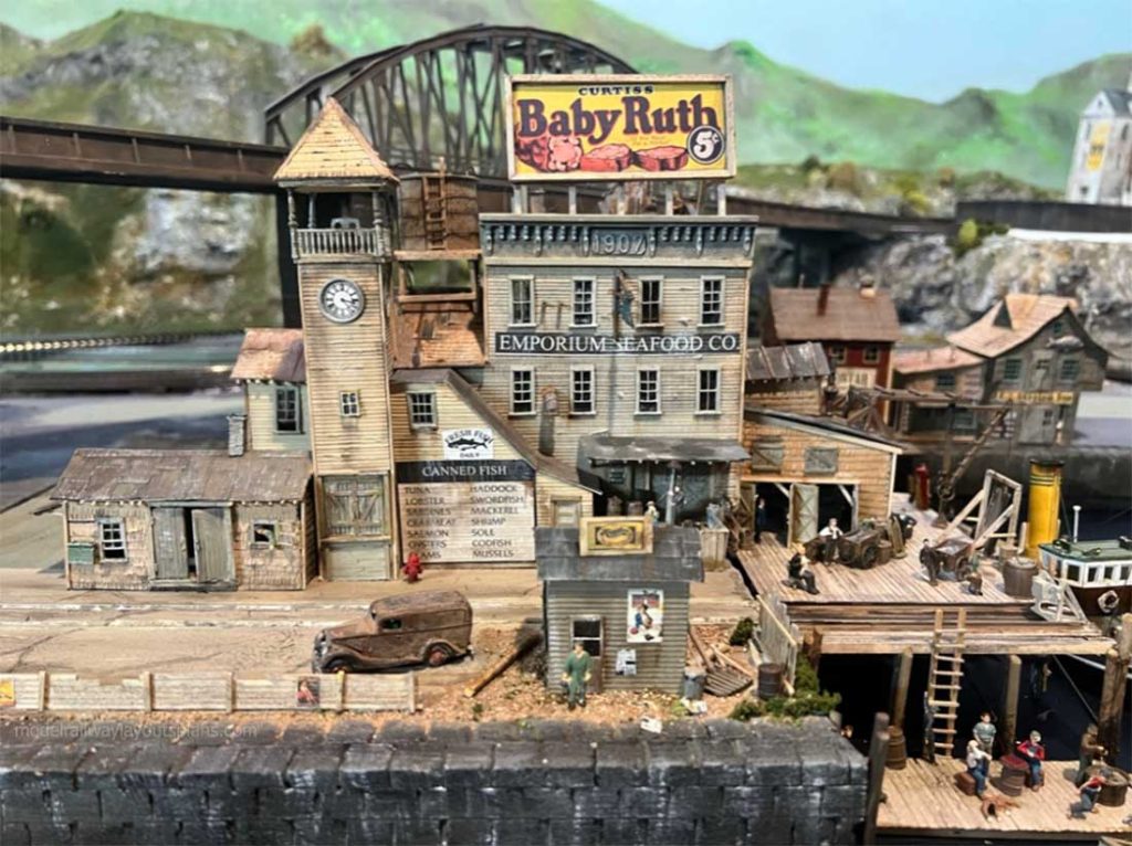 HO scale waterfront buildings - Model railroad layouts plansModel ...