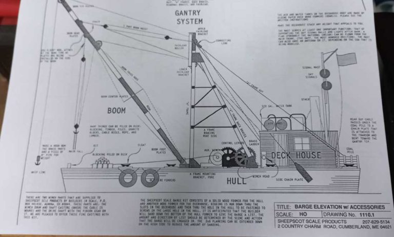 HO scale river barge - Model railroad layouts plansModel railroad ...