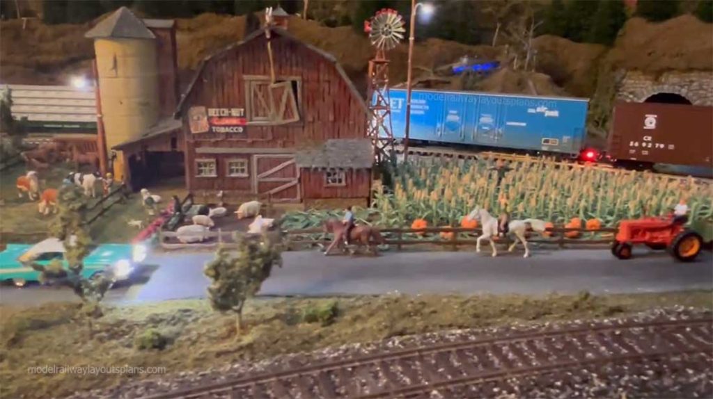 HO double oval with crossover - Model railroad layouts plansModel ...