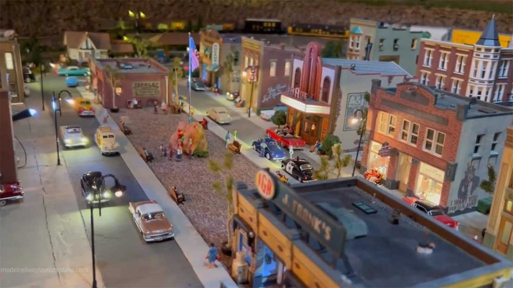 HO double oval with crossover - Model railroad layouts plansModel ...